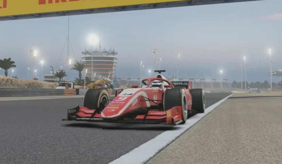 F2 | Arthur Leclerc finishes the Baku Virtual Race on the podium