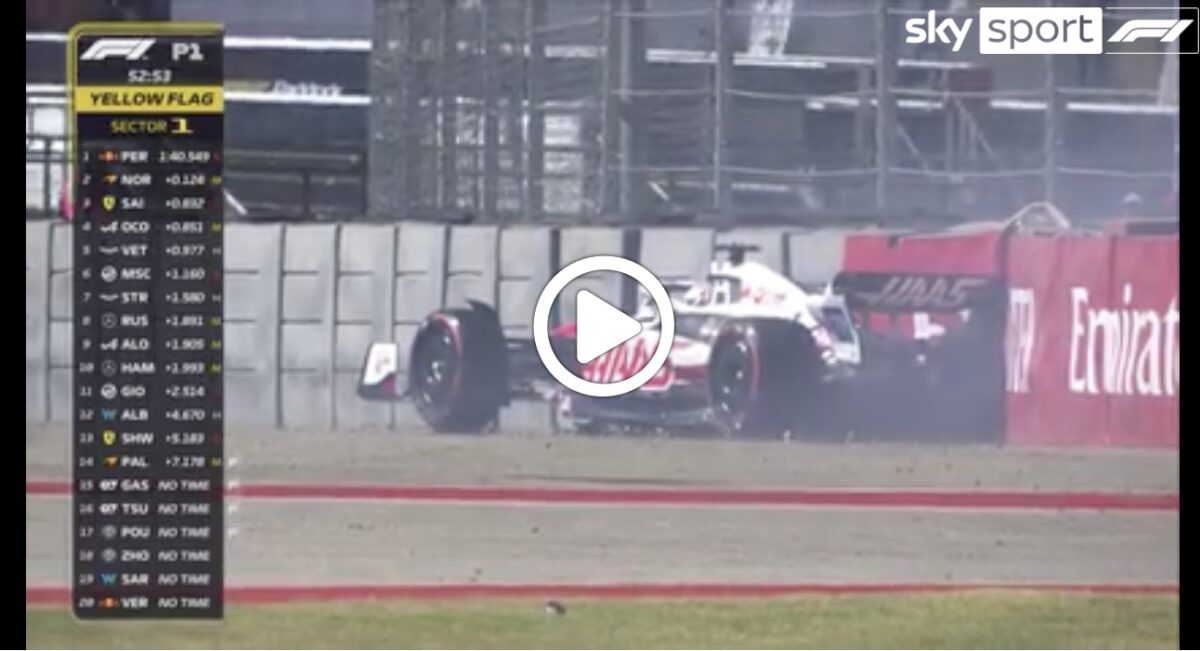 F1 | Giovinazzi a muro nelle FP1 di Austin: le sue libere durano 7′ [VIDEO]