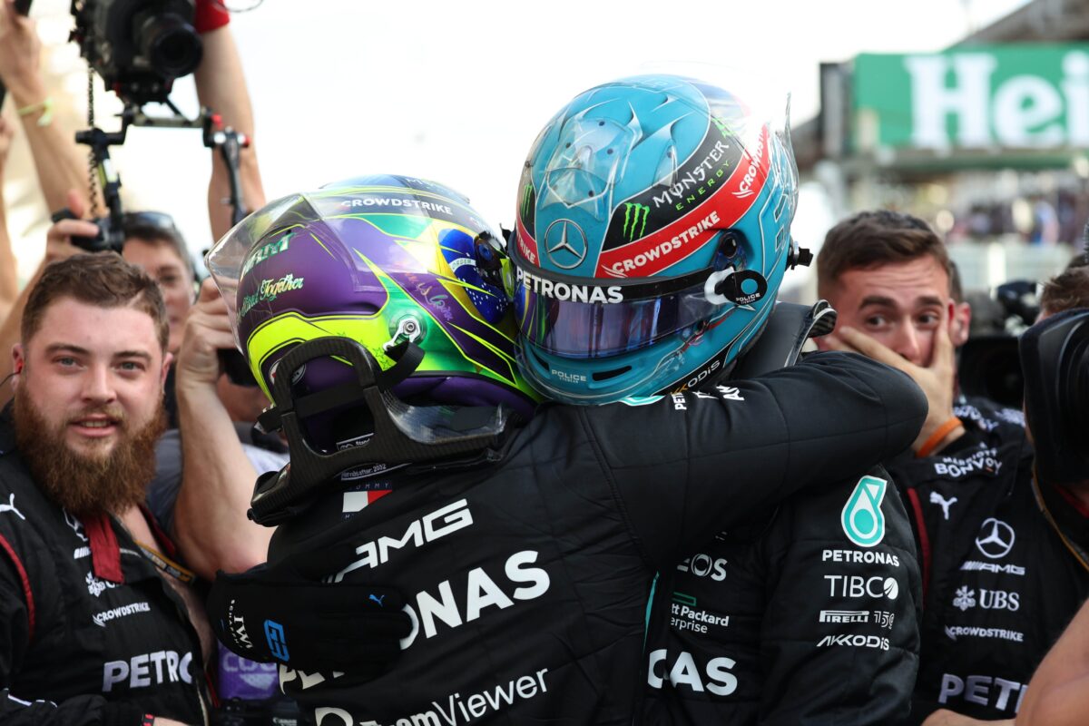 F1 | Mercedes, Hamilton: “Felicitaciones a Russell, se merecía la victoria”