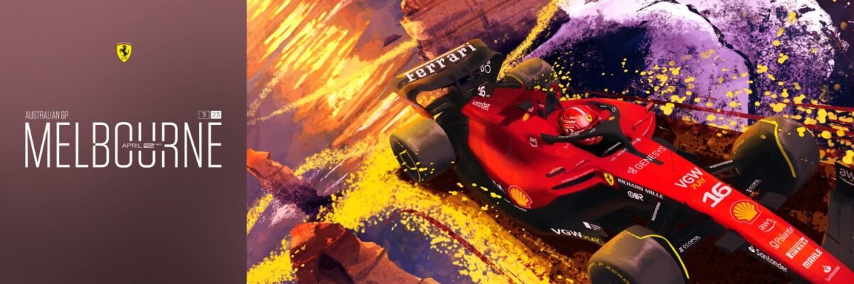 Formula 1 | Ferrari, the poster for the Australian GP