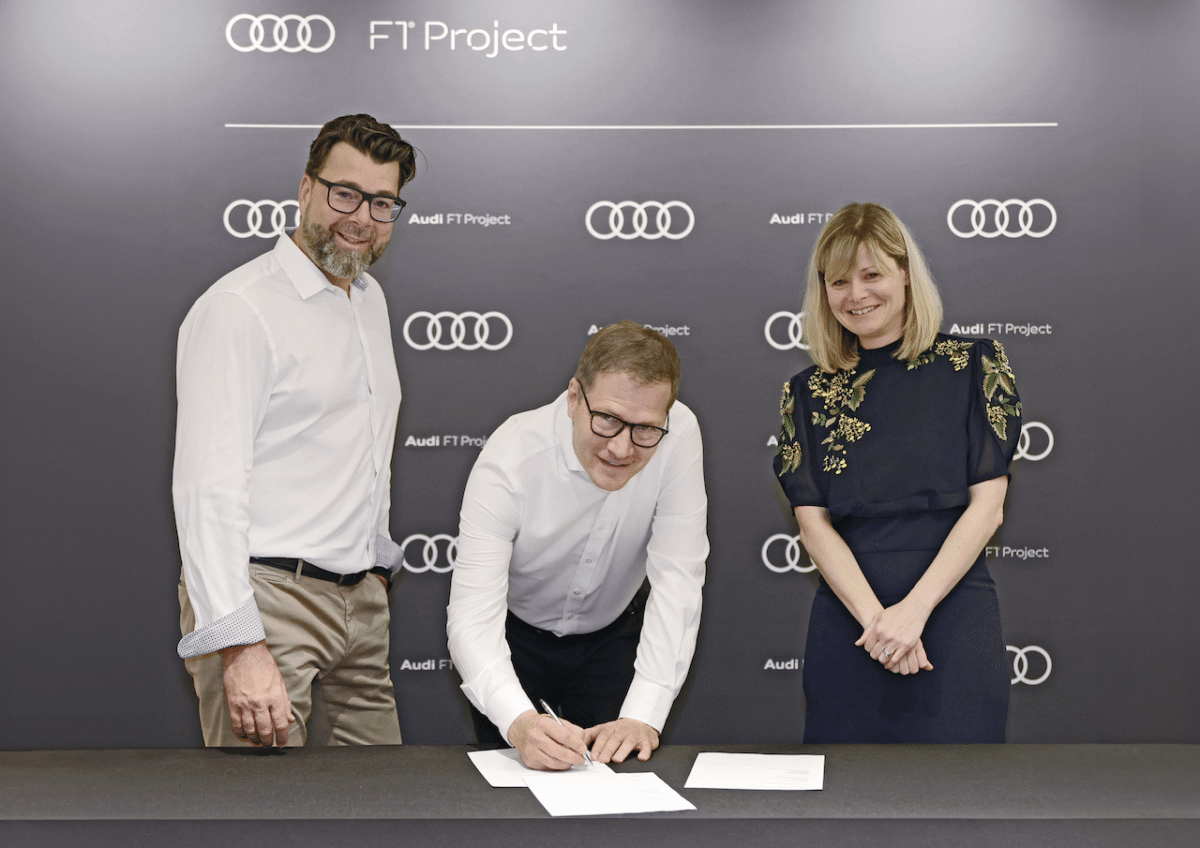 Audi sigla una partnership strategica con bp per il progetto Formula 1