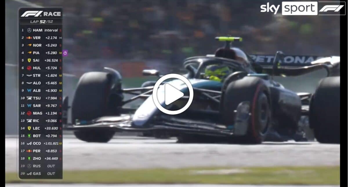 Formula 1 | Hamilton breaks his long streak of victories: the last lap ...