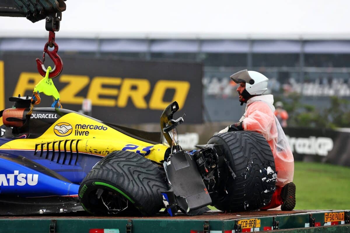 F1 | Williams, a disaster at the Brazilian GP: three cars destroyed and ...