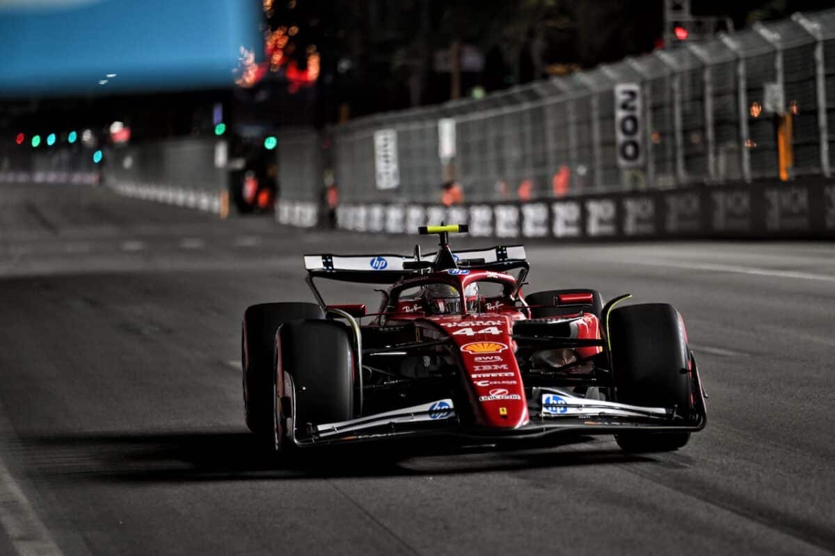 F1 GP Las Vegas | Ferrari, Hamilton soddisfatto: “La macchina è ...