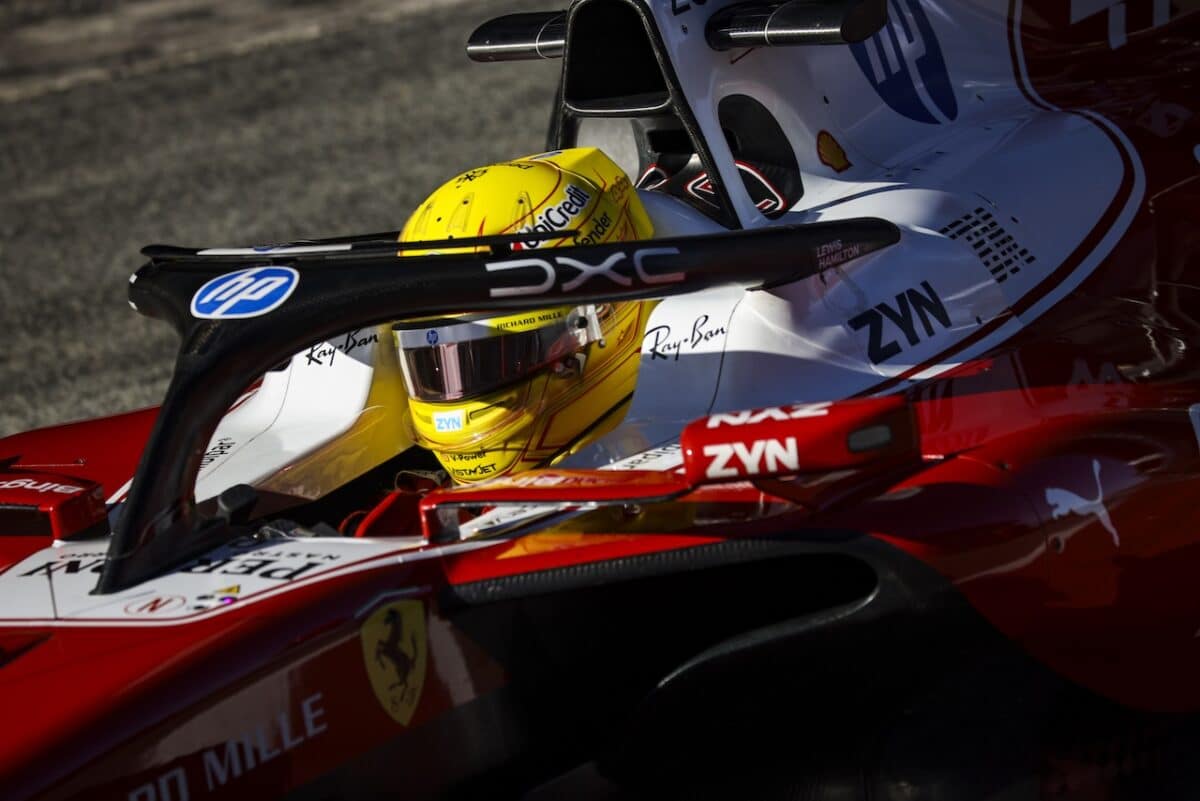 F1 Testing in Barcelona | Ferrari, Hamilton finishes in the lead ...